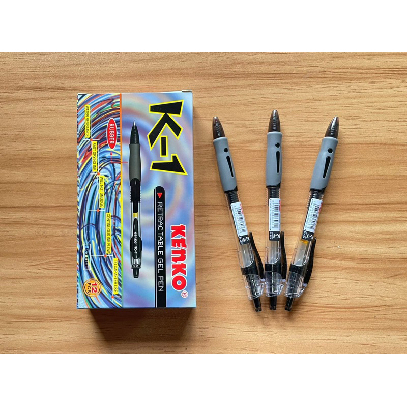 Jual Pulpen Gel Kenko K1 / Retractable Gel pen K-1 | Shopee Indonesia