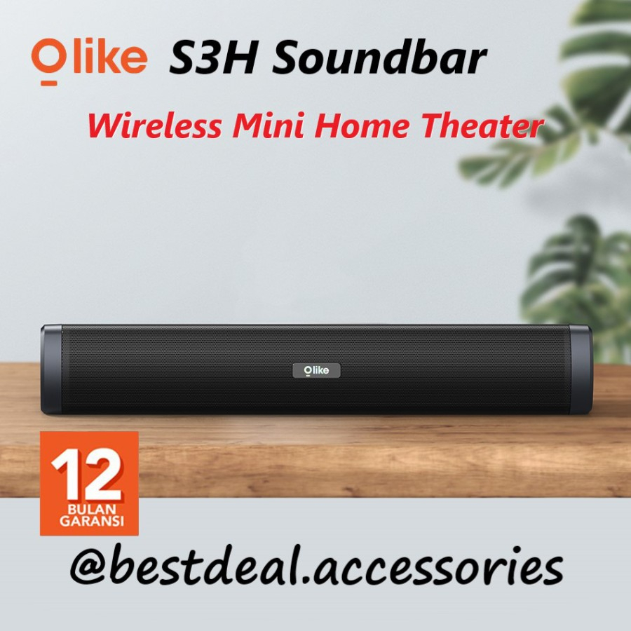 Jual Olike S3H Soundbar Wireless Mini Home Theater TWS Mode spt Robot ...