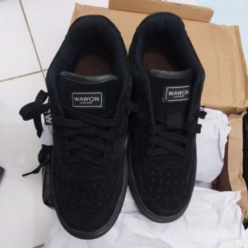 Jual SKATEBOARD SNEAKER GEMUK | SEPATU FLOSSY WAWON LEATHER - FULL ...