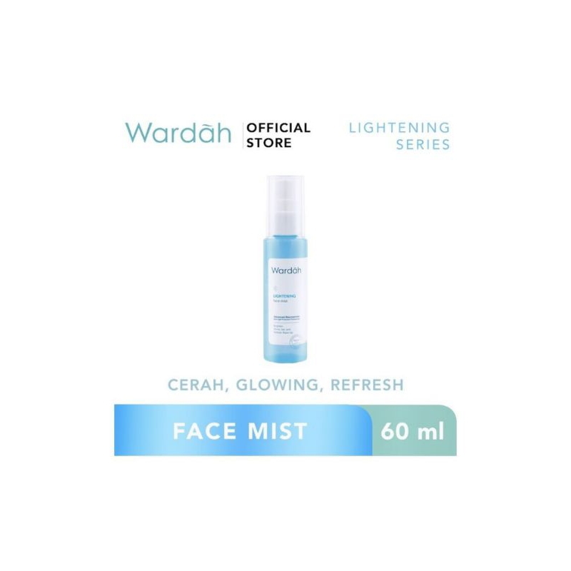 Jual Wardah Face Mist Lightening Series 60 ml Setting Spray | Shopee ...