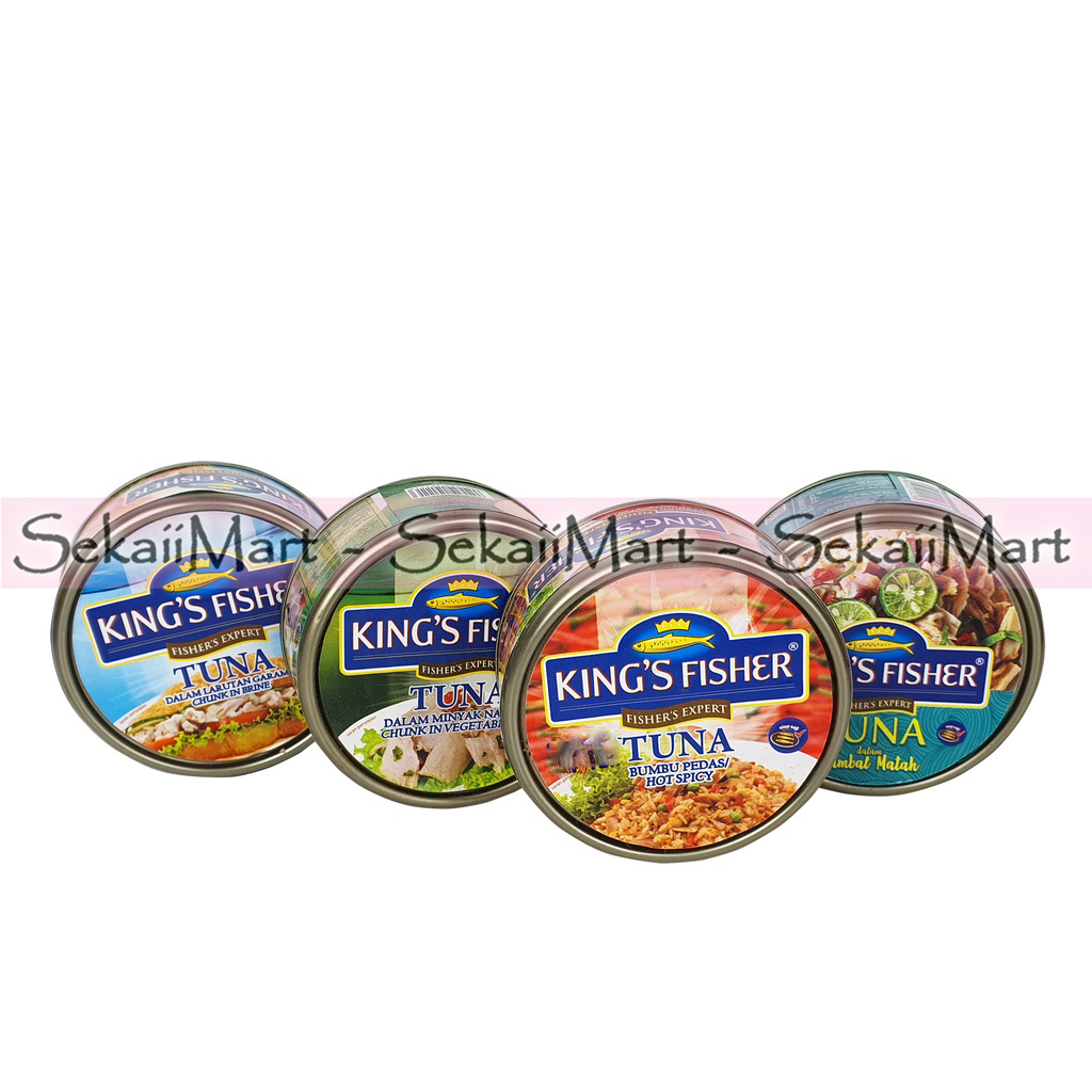 Jual KING'S FISHER Ikan Tuna Kalengan 170g - KINGS Tuna Kaleng All ...