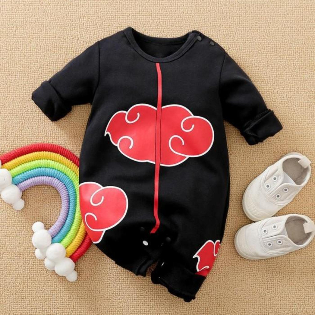 Jual Jumper bayi 0-18 Bulan motif ANIME AKATSUKI NARUTO / Pakaian bayi ...