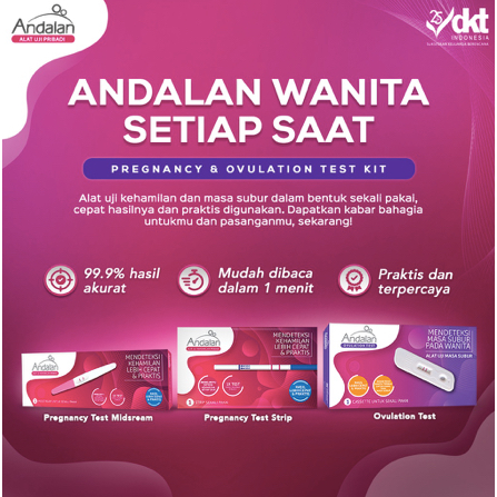 Jual [PRIVASI AMAN] Andalan Pregnancy Test Pack (Uji Kehamilan ...