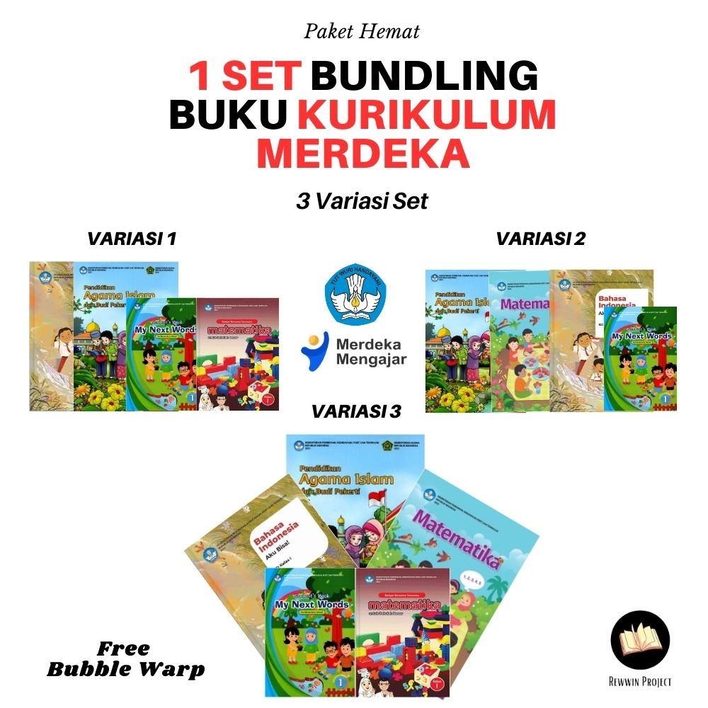 Jual 1 Set Semua Buku Buku Kelas 1 Sd Kurikulum Merdeka Shopee