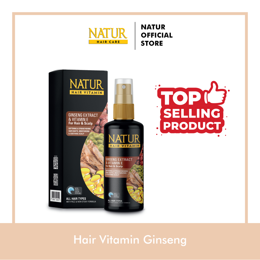 Jual Natur Hair Vitamin Ginseng 80 ml - Vitamin Rambut Rontok / Anti ...