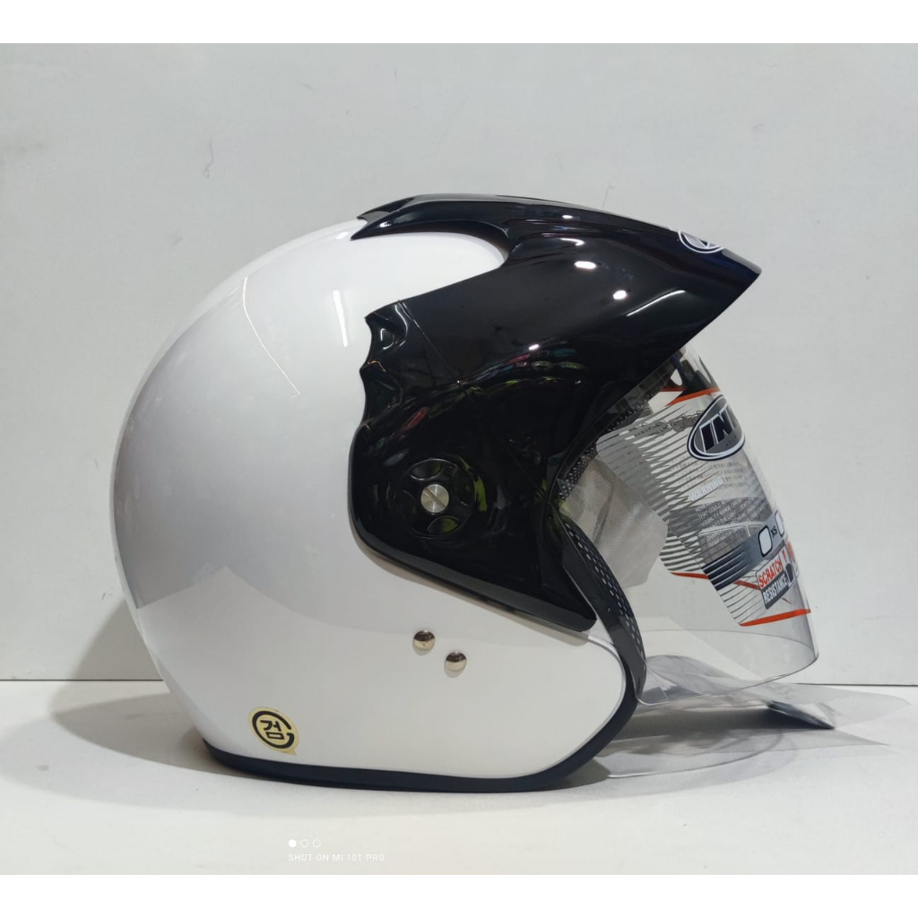 Jual Helm INK Klasik CX390 SOLID WHITE PUTIH ORIGINAL helm Batman ...