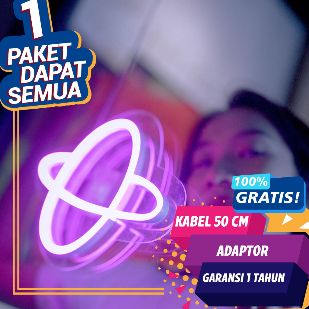 Jual NEON FLEX PLANET DEKORASI KAMAR AESTHETIC | Shopee Indonesia