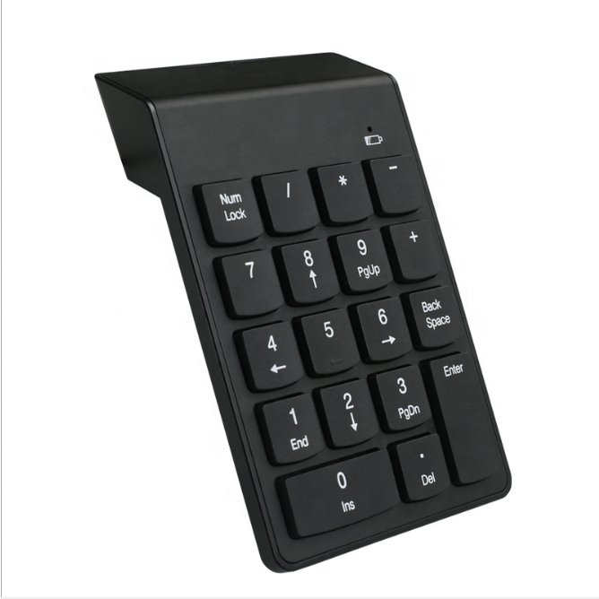 Jual Keyboard Numerik Nirkabel Mini 2.4GHz Numpad 18 Tombol Numpad Pave ...