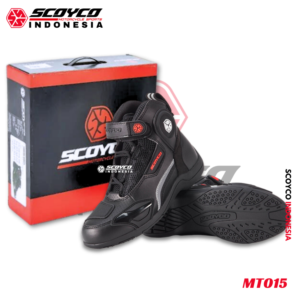 Jual Sepatu Blacker Touring Boots Leather | Protector Shoes Scoyco ...
