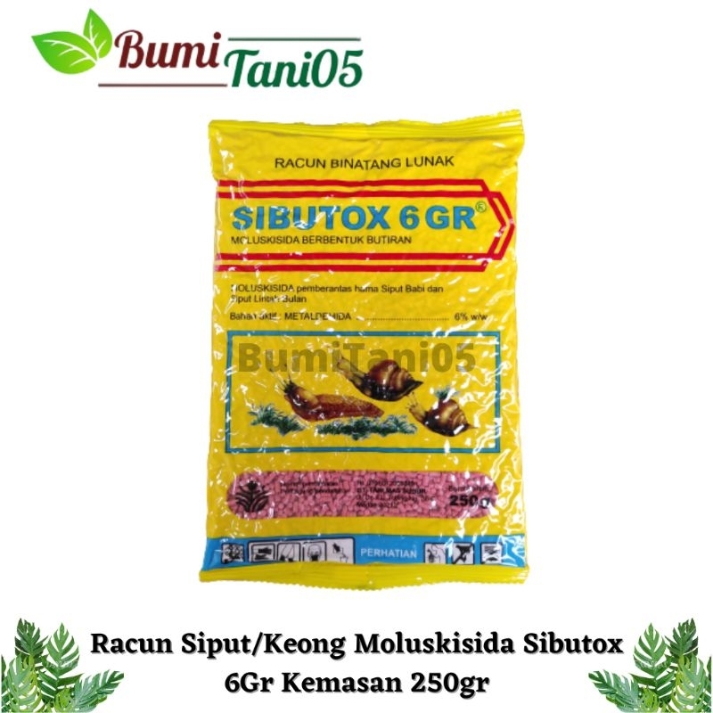 Jual Racun Siput Keong Moluskisida Sibutox 6GR Kemasan 250gr | Shopee ...