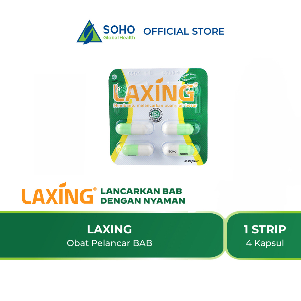 Jual Laxing Pencahar Herbal Alami / Begah / Sembelit / Konstipasi 1 ...