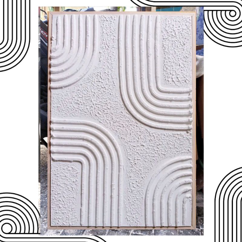 Jual Texture art 40x60 , Hiasan didding aesthetic | Ukuran 40x60 ...