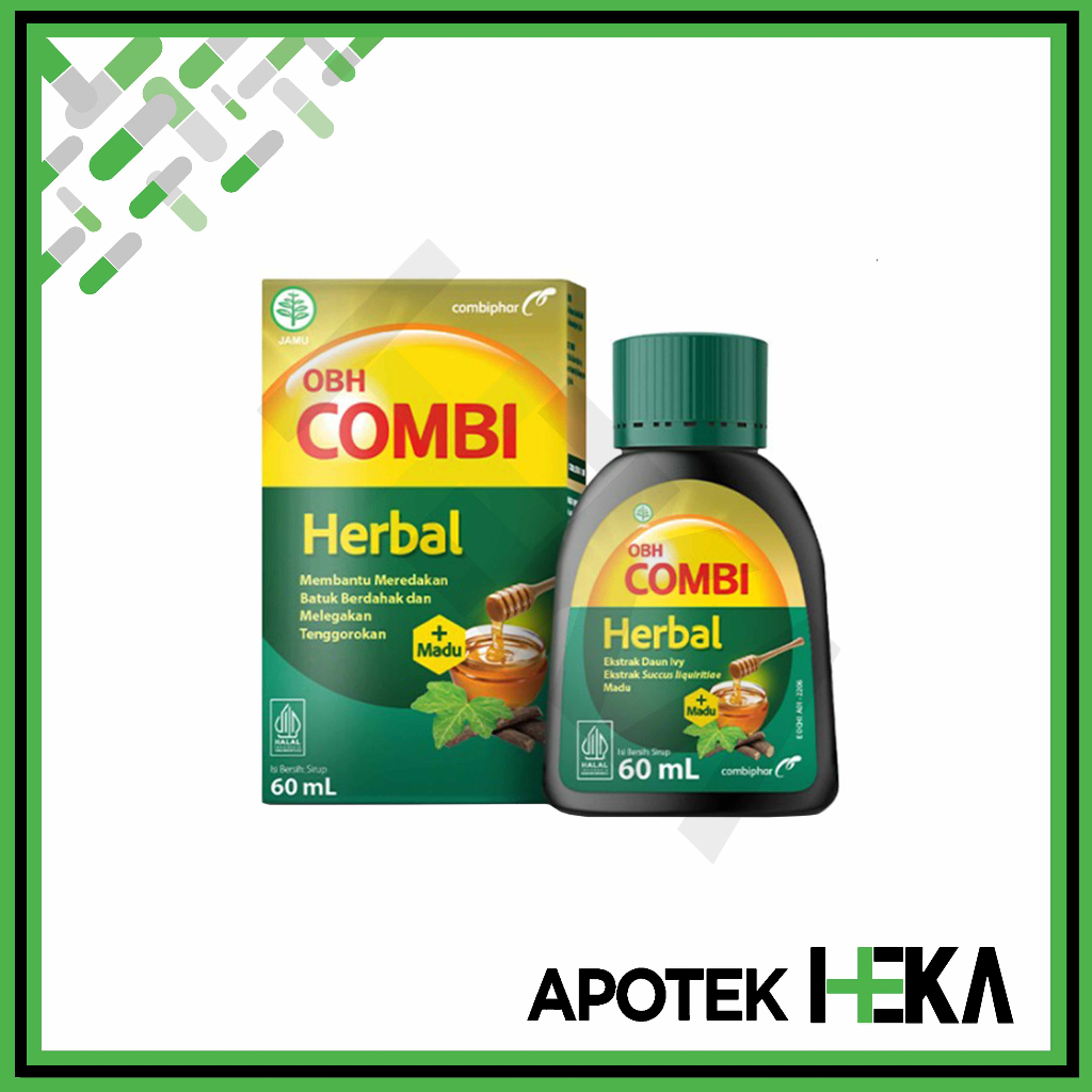 Jual OBH Combi Herbal Botol 60 ml - Sirup Obat Batuk | Shopee Indonesia