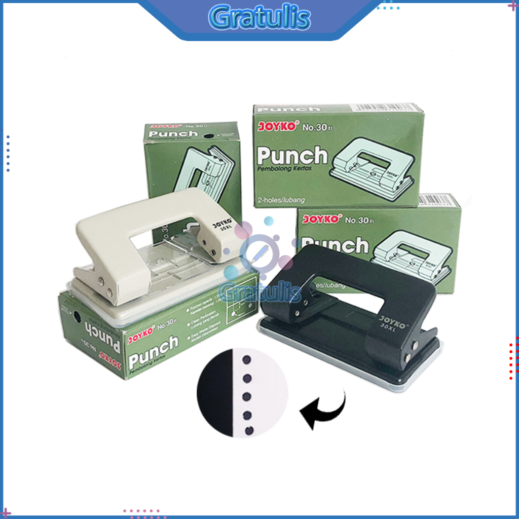 Jual ALAT PEMBOLONG KERTAS BINDER JOYKO [NO 30XL] / PAPER PUNCH ...