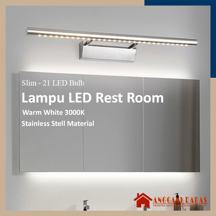 Jual Lampu Panjang LED Lampu Kaca Kamar Mandi Toilet Lampu Dinding ...