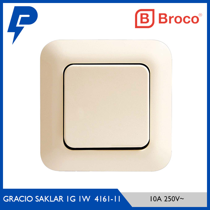 Jual Broco Gracio Saklar Engkel Cream Putih art. 4161-11 4161-55 ...