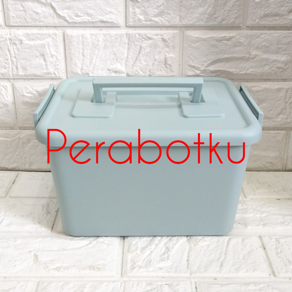 Jual Miniso Storage Box Green / Container Box Kecil Hijau / Keranjang ...