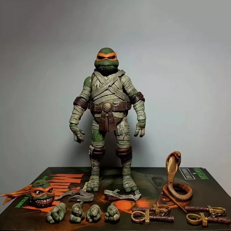 Jual Neca TMNT turtle ninja the Mummy recast figure kura kura ninja ...