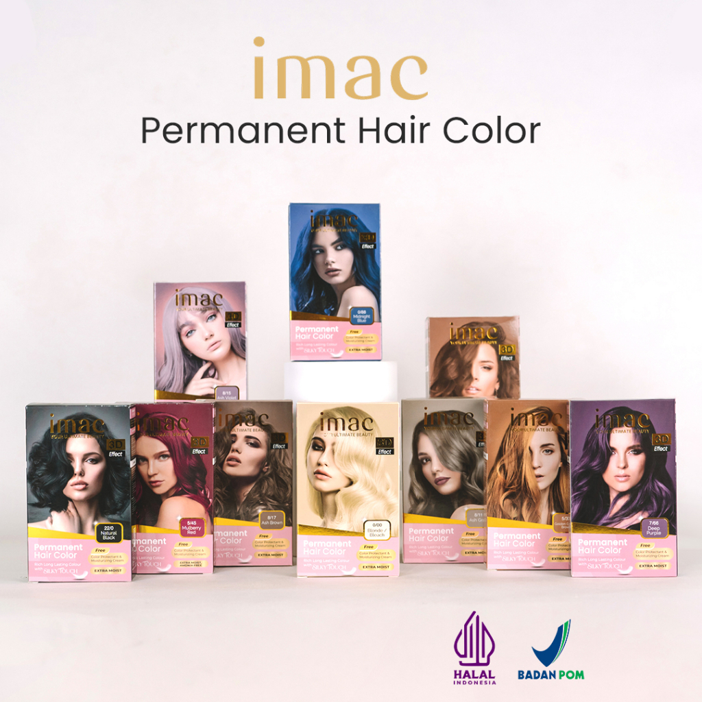 Jual IMAC Permanent Hair Color Pewarna Rambut Cat Rambut | Shopee Indonesia