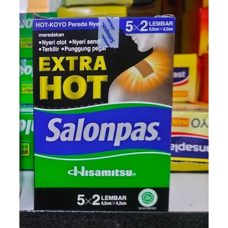 Jual Salonpas Extra Hot Koyo Box 10's Sachet Hisamitsu / Koyo Salonpas ...