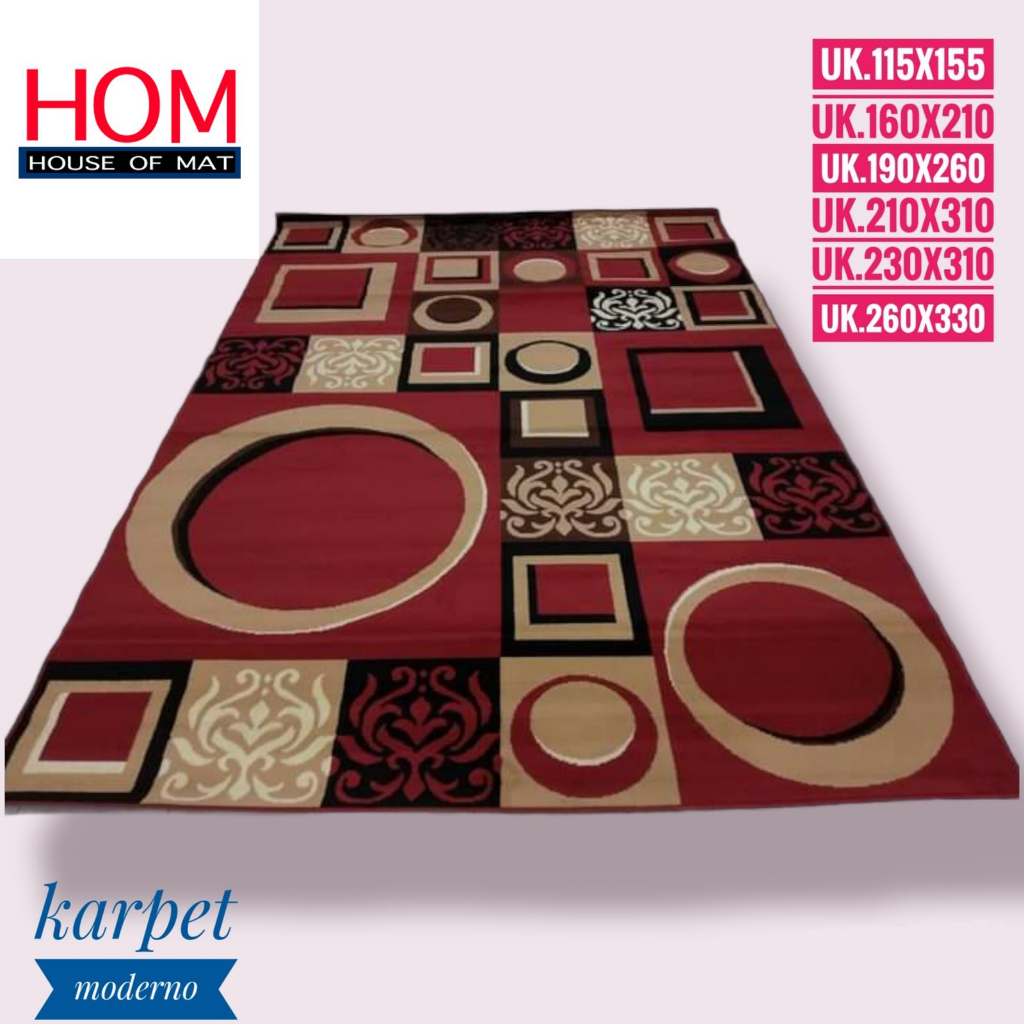 Jual [NEW] Permadani karpet Jumbo Moderno 260 x 330 / Moderno Modern ...