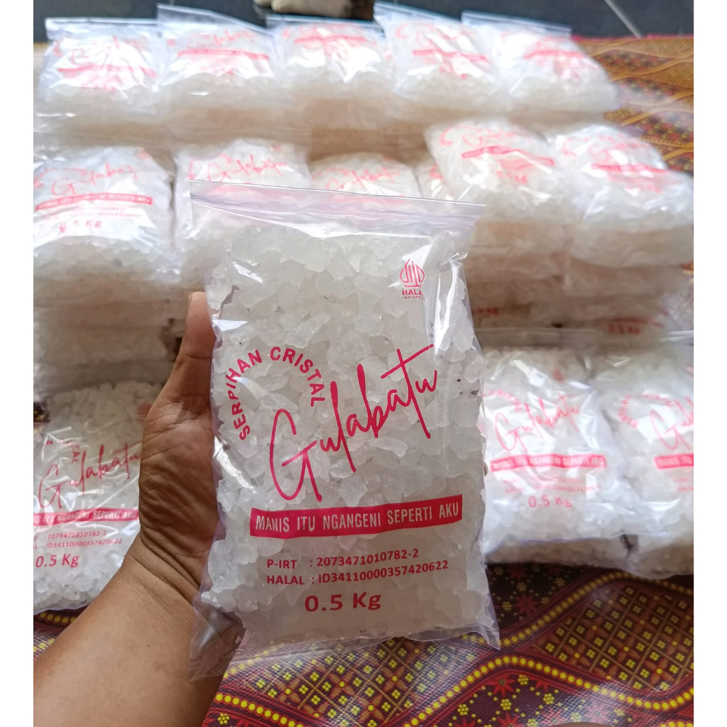 Jual Gula Batu Kristal / Gula Batu Putih / Serpihan Gula Batu 1 Kg ...