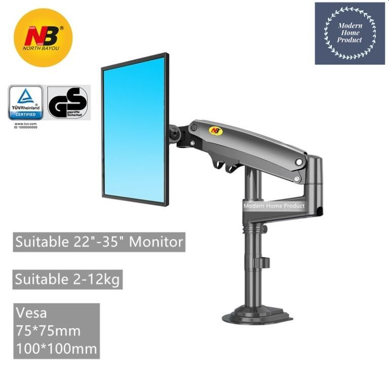 Jual NORTH BAYOU NBH100 NB H100 GAS STRUT BRACKET TV MONITOR MEJA PROMO ...