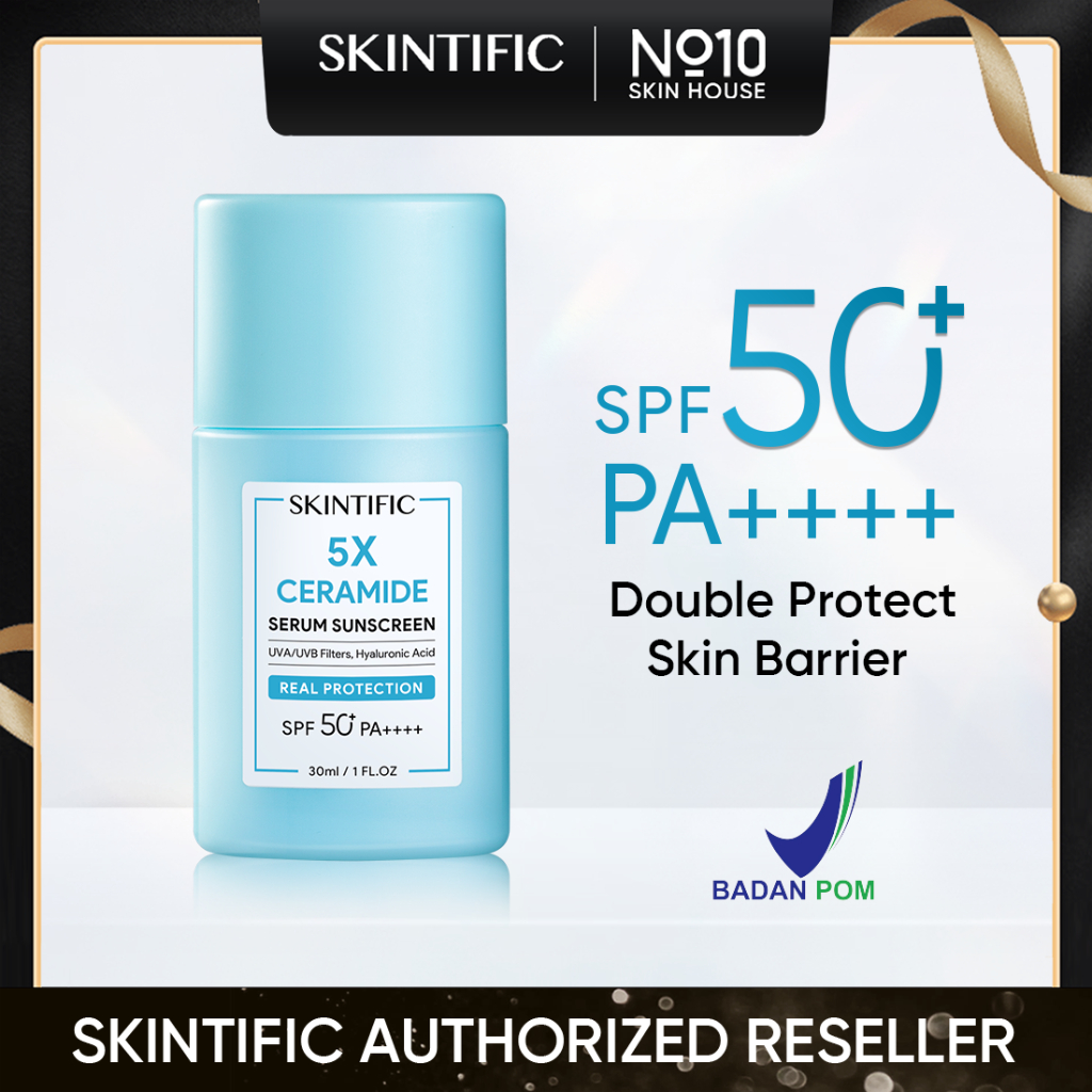 Jual SKINTIFIC 5X Ceramide Serum Sunscreen SPF50 PA++++ Tabir Surya ...