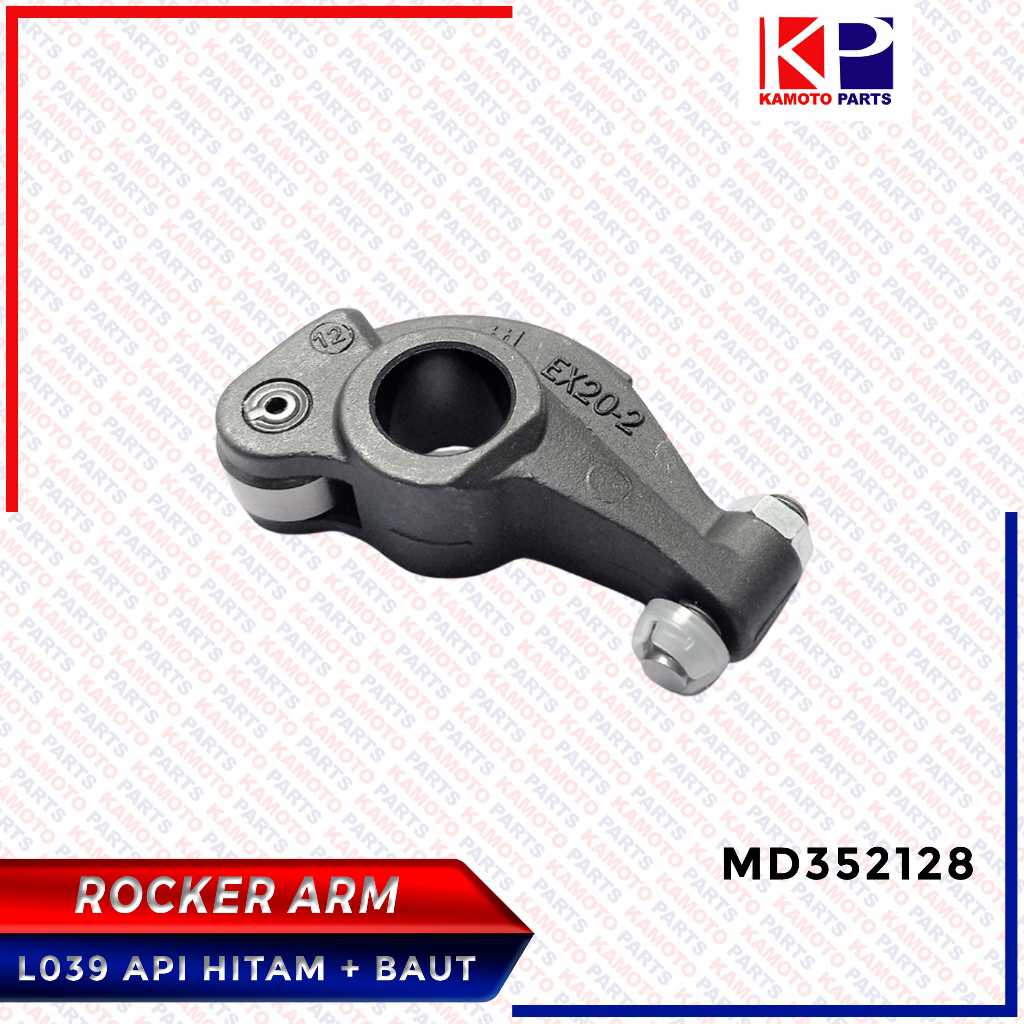 Jual ROCKER ARM BURUNG KLEP L039 API HITAM + BAUT MD352128 | Shopee ...