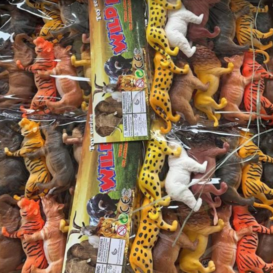 Jual Mainan edukasi anak Animal karet Binatang set Figure wild animal ...
