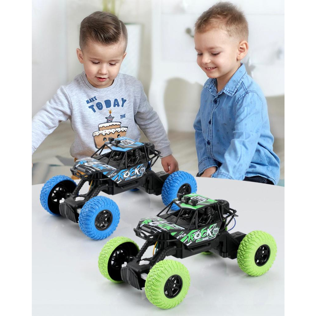 Jual [MS]Mainan Remote Mobil Balap Tinggi / Wheel Drive Car / Mainan ...