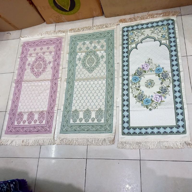 Jual Sajadah Turki Sejadah Bordir Mewah Handmade Khas Turkey | Shopee ...