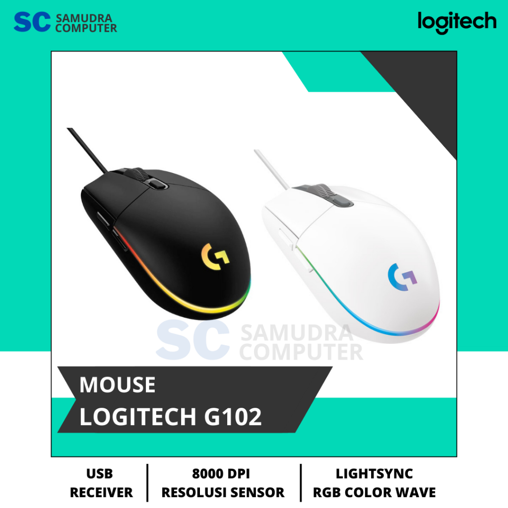 Jual Mouse Gaming Logitech G102 Lightsync RGB | Shopee Indonesia