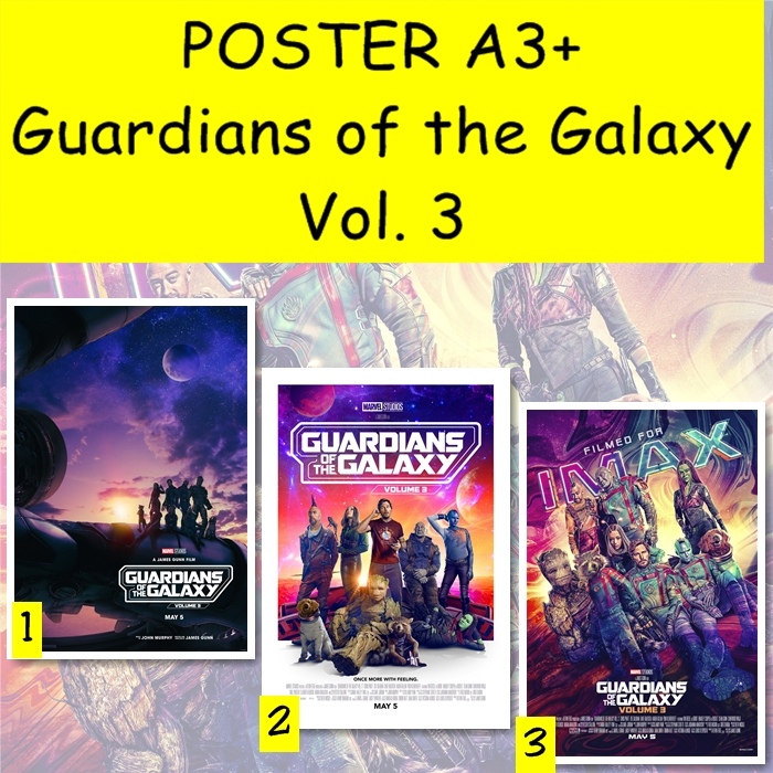Jual Poster film Guardians of the Galaxy Vol 3 hiasan dinding dekorasi ...