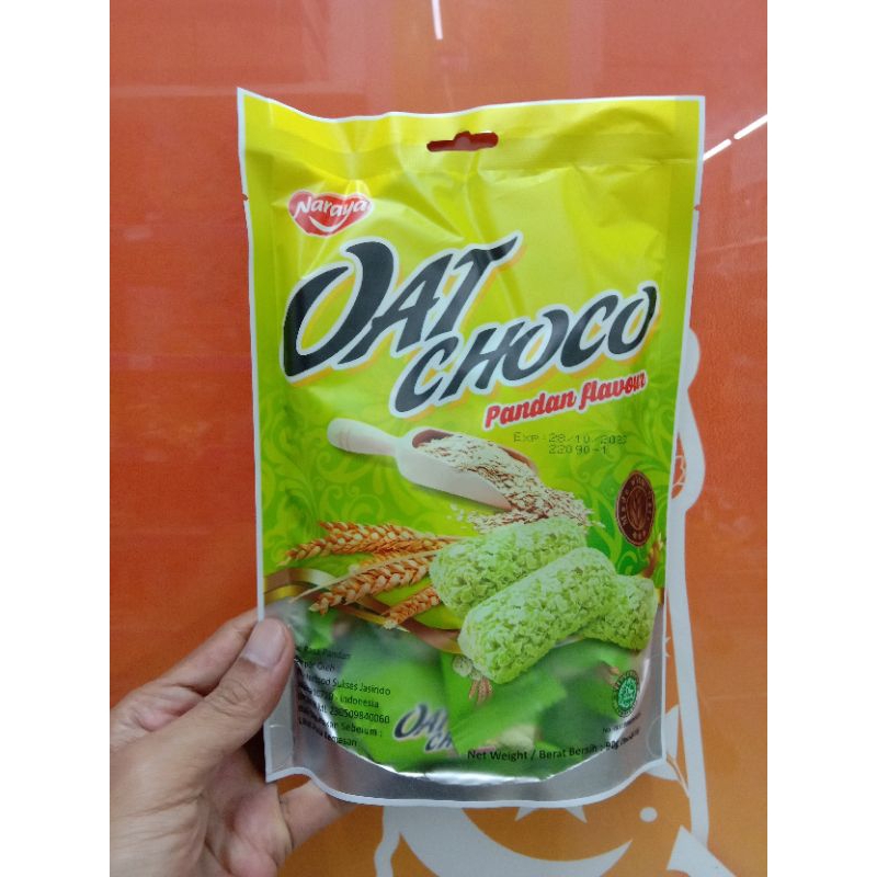Jual Naraya oat choco strawberry pandan & ubi 90g | Shopee Indonesia