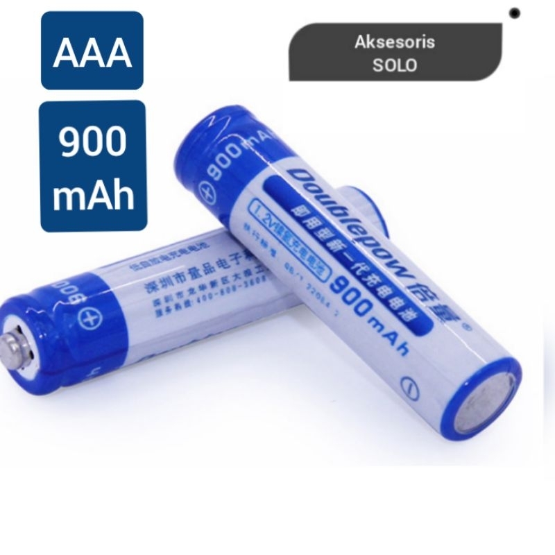 Jual Baterai AAA rechargeable Double pow baterai cas | Shopee Indonesia