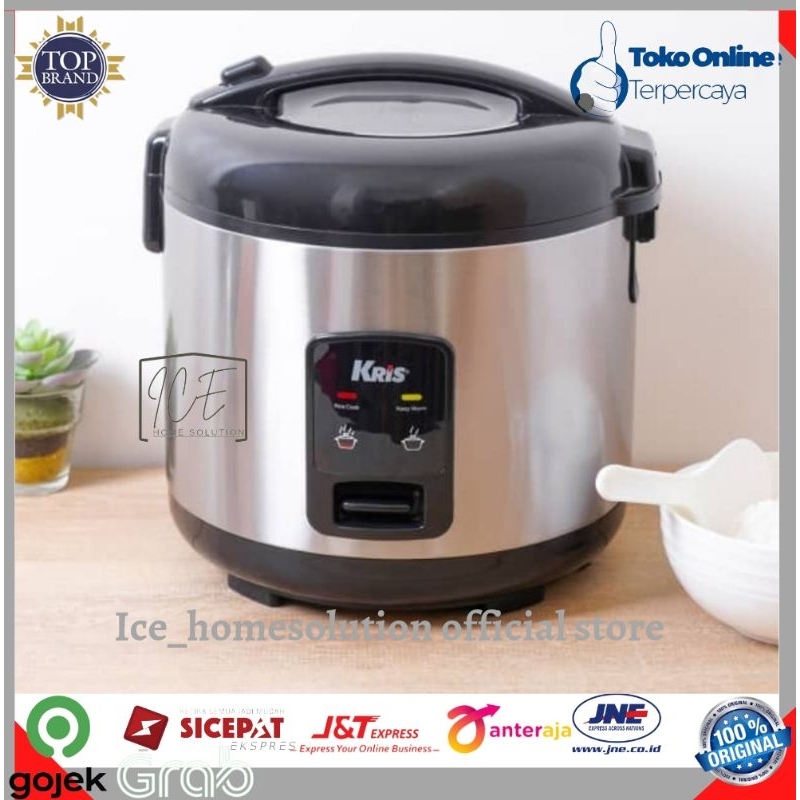 Jual Kris 1.8 Ltr Deluxe Rice Cooker - Silver/Rice cooker/rice coker ...