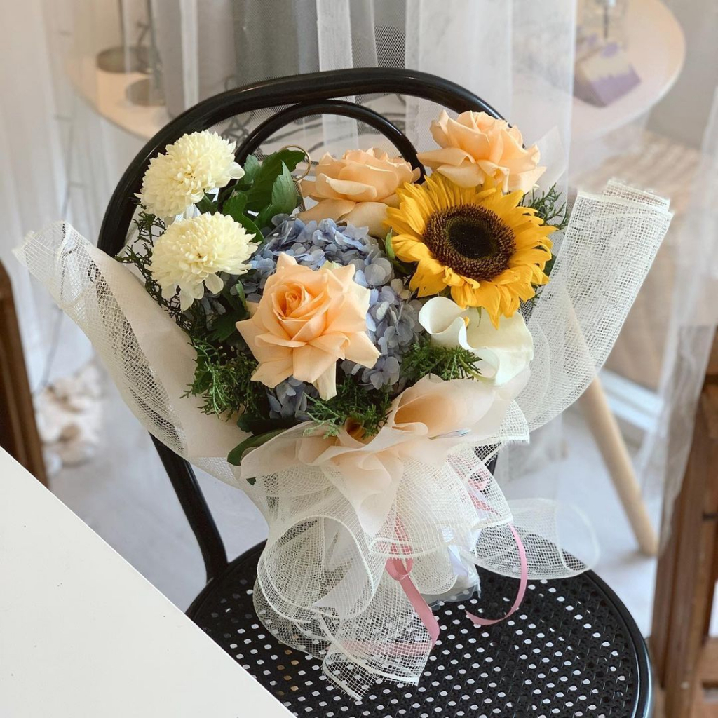 Jual BOUQUET BUNGA "Polly Bouquet" (BUNGA ASLI/FRESH FLOWER/BUNGA SEGAR ...