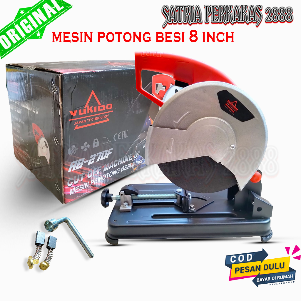 Jual Mesin Cutting Cut Off 8 Inch Gergaji Potong Besi Yukido Teknologi ...