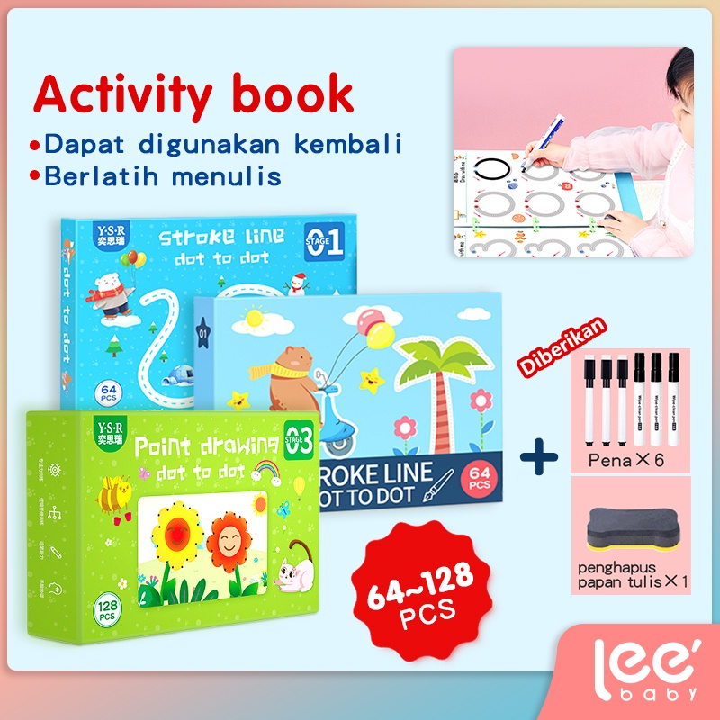 Jual SMART KIDS BOOK Buku Gambar Pintar SMART WRITING BOOK Reusable Magic Workbook Buku Edukasi ...