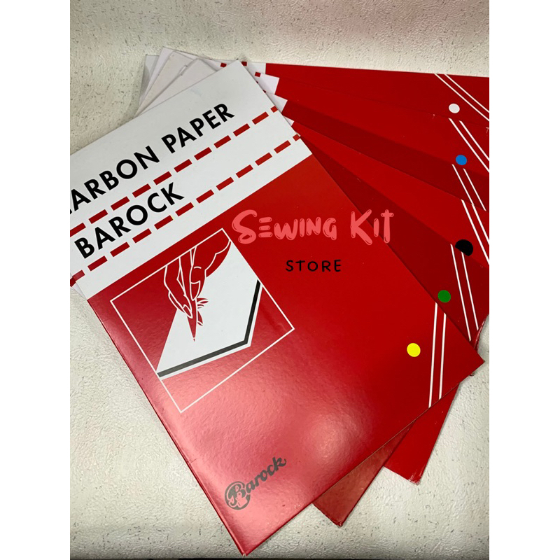 Jual Kabron Paper Jahit merek barock / Kertas karbon Barock / Tracing ...