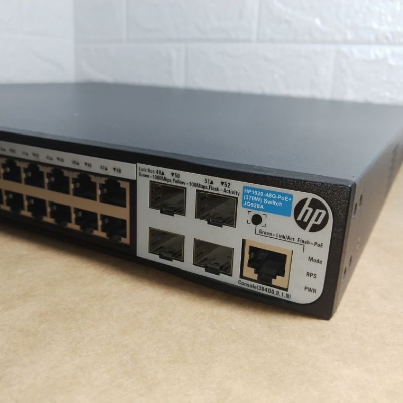 Jual HP 1920-48G PoE+ 370W Switch JG928A 48-Port Gigabit Managed PoE+ 370W | Shopee Indonesia