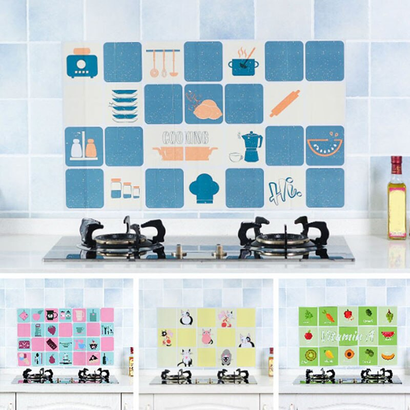 Jual Stiker Dinding Dapur Anti panas wallpaper warna | Shopee Indonesia