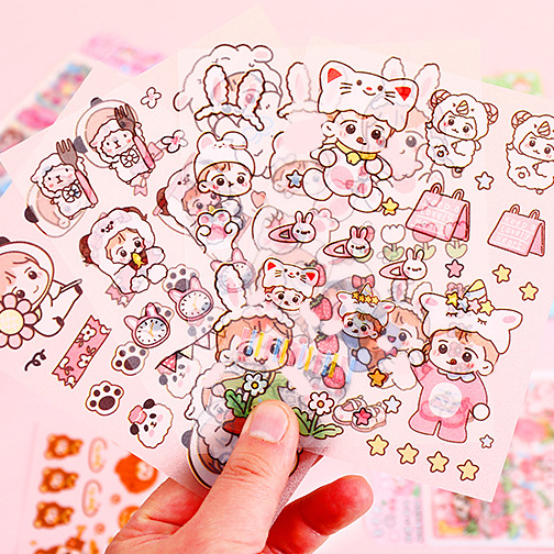 Jual STICKER DIY BOY AND GIRL CUTE ANIMASI / STICKER MOTIF ANAK ...