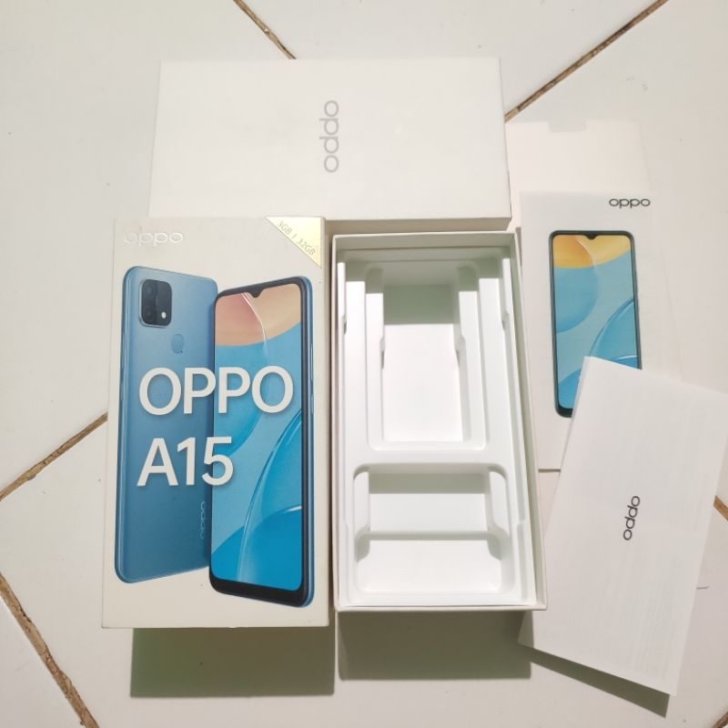 Jual Dus Box Oppo A15 Original Copotan | Shopee Indonesia