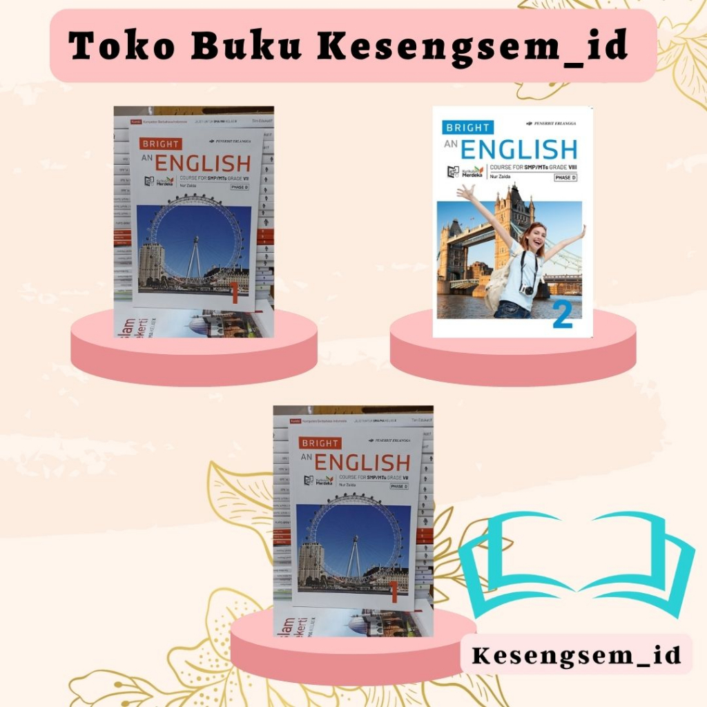 Jual Buku Bright An English Kelas 7, 8, 9 SMP/MTS Kurikulum Merdeka - Erlangga | Shopee Indonesia
