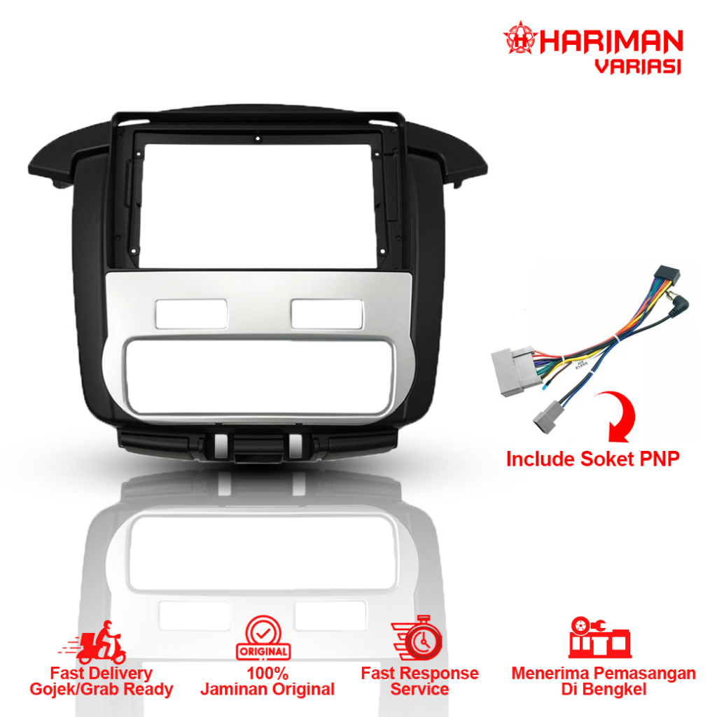 Jual FRAME HEAD UNIT TOYOTA INNOVA V 2012 9 INCH + SOKET PNP | Shopee ...