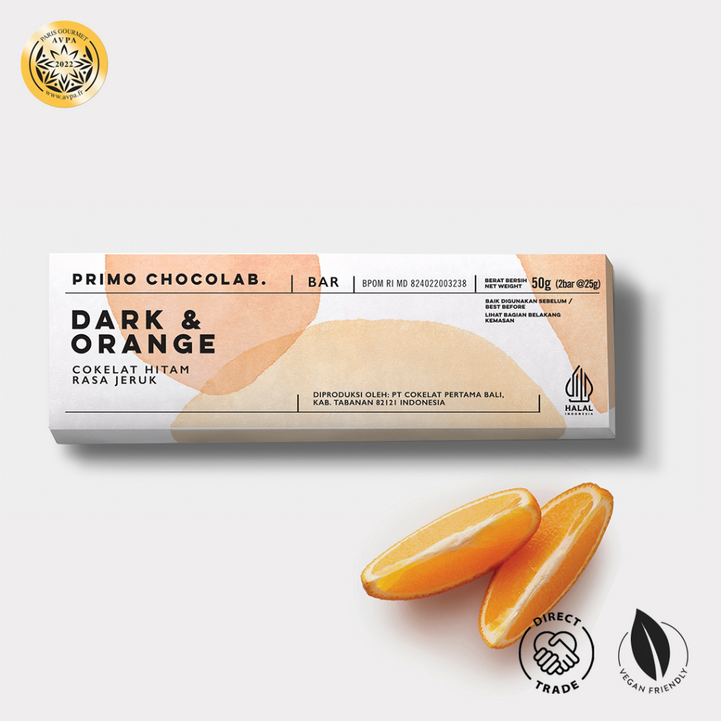 Jual Primo Chocolab Bali Dark Chocolate Bar - Orange | Shopee Indonesia