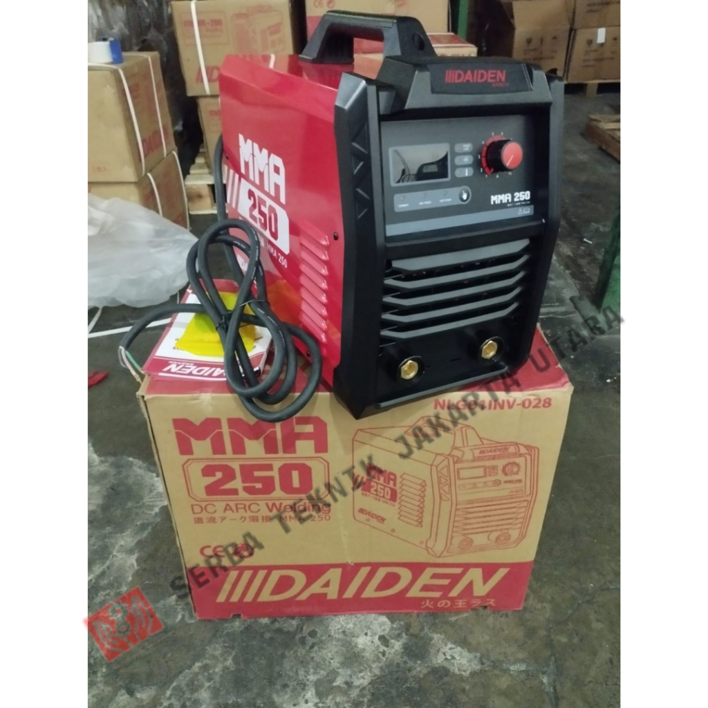 Jual Mesin Las Listrik DAIDEN MMA MMAi 250 Trafo Las 3 Phase | Shopee ...