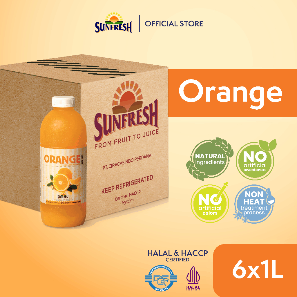 Jual Sunfresh Daily Juice 6 x 1 Liter - Kemasan Karton | Shopee Indonesia
